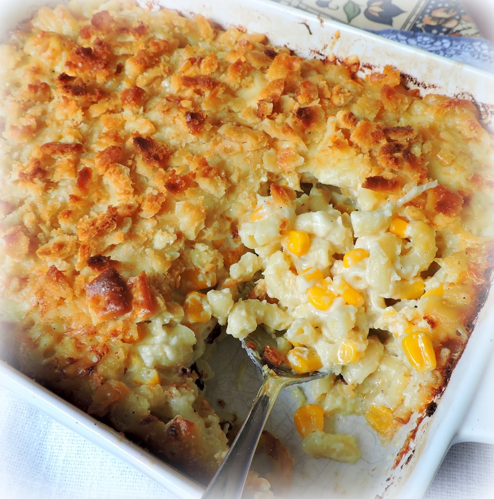 Creamy Sweetcorn Mac & Cheese | The English Kitchen