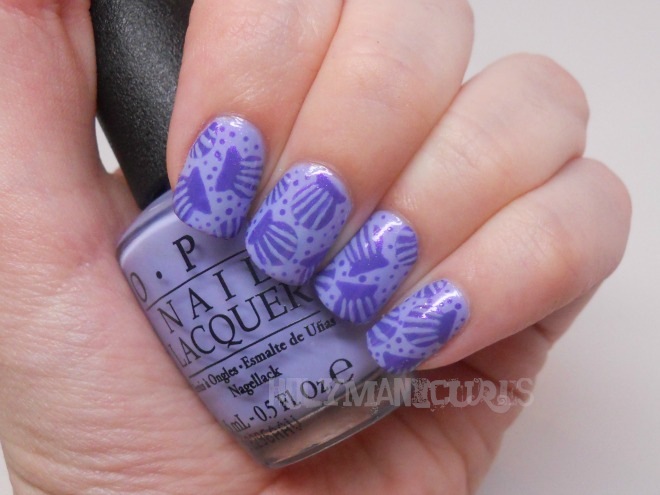 Holy Manicures: Purple Seashell Nails.