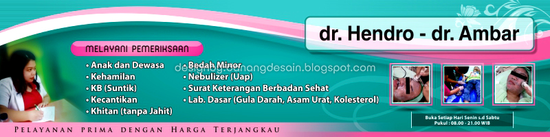 Contoh Desain Banner Praktek Dokter - Contoh Desain Banner Spanduk