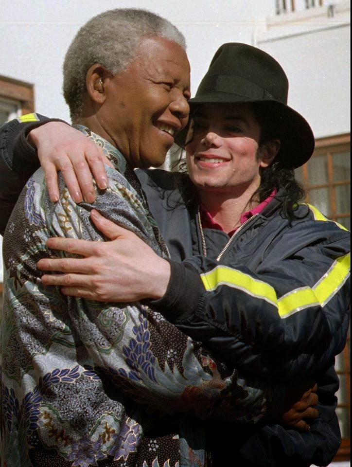 MICHAEL JACKSON BLOG: MJ e Nelson Mandela