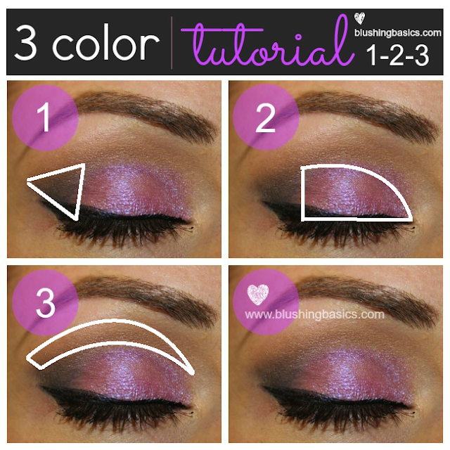 blushing basics: Lilac & Coal Eye Makeup Tutorial