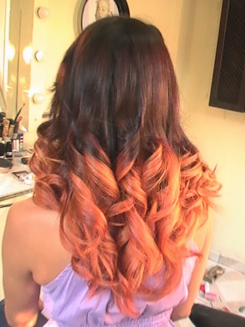 Luisa Helena Cabelos coloridos / Maquiagem: mechas californianas ...