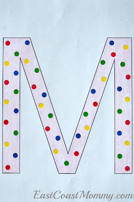 East Coast Mommy: Alphabet Crafts - Letter M (including an adorable ...