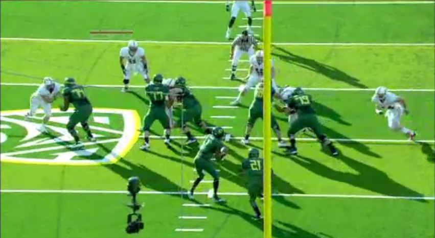 Blind Side Blog: Chalk Talk: How Oregon Blocks the Inside Zone