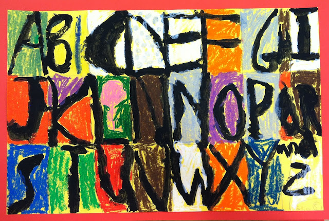 ART with Mrs. A: 1st Grade ABC Art