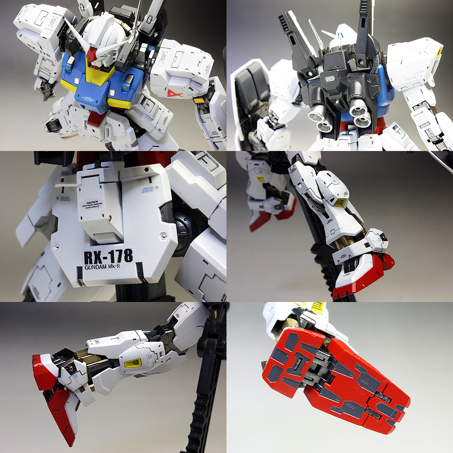 GUNDAM GUY: RG 1/144 Gundam Mk-II [AMURO RAY CUSTOM #3] - Painted Build