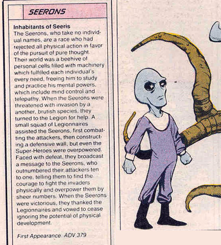 The Legion of Super Bloggers! : Who's Who: Seerons