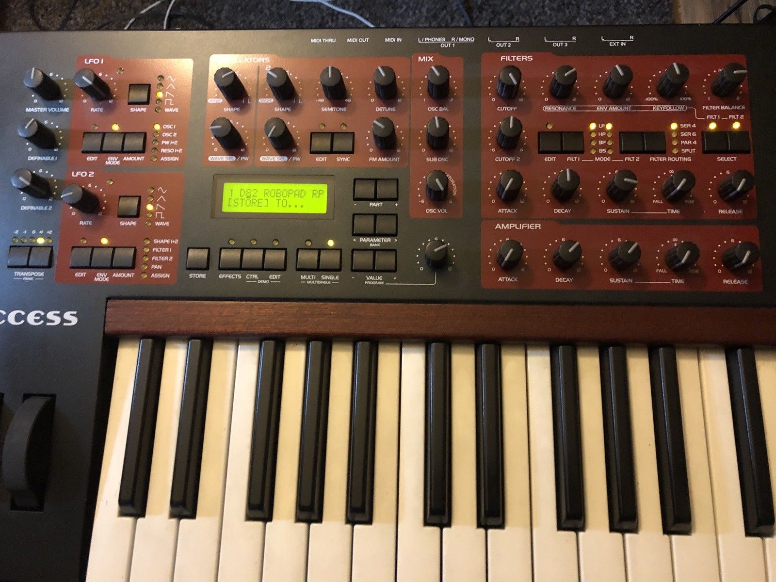 MATRIXSYNTH: Access Virus KB Synth Synthesizer