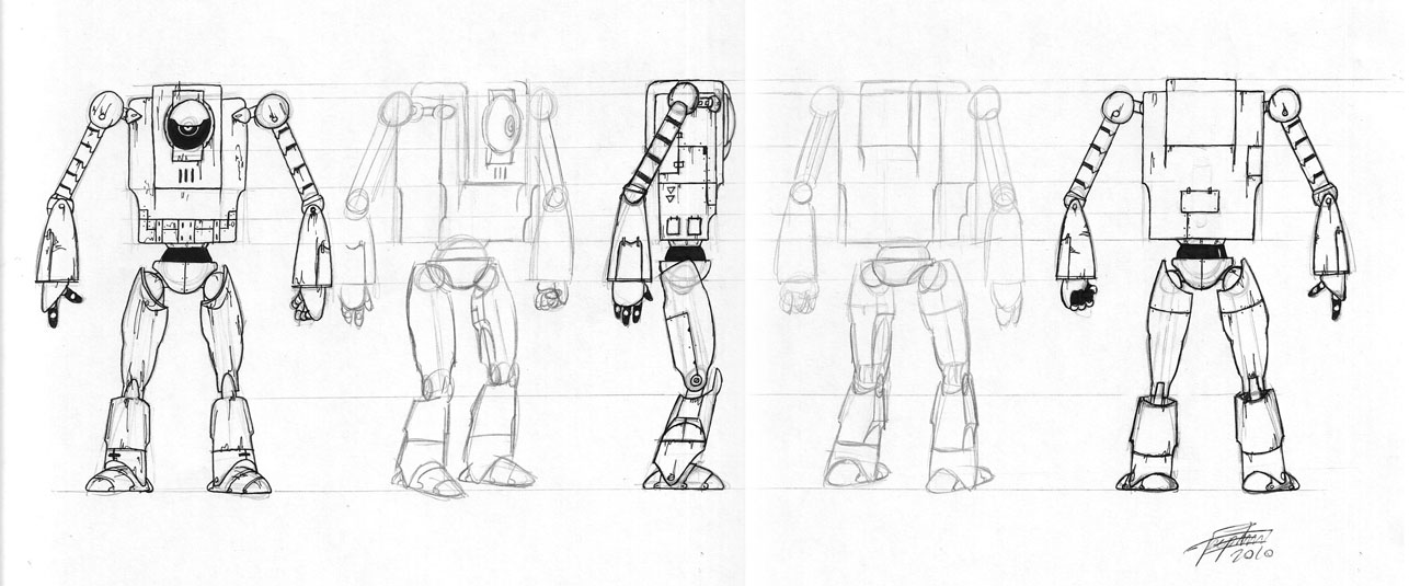 Pepmi: ROBOT CHAOS · Character Design