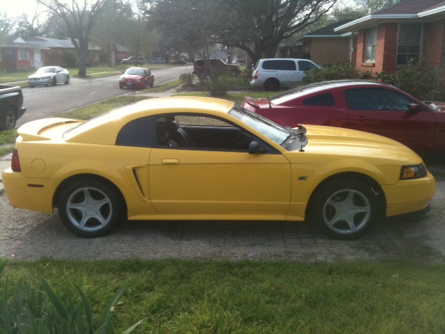 Whiteboy's Mustangs: 1999 Mustang GT chrome yellow