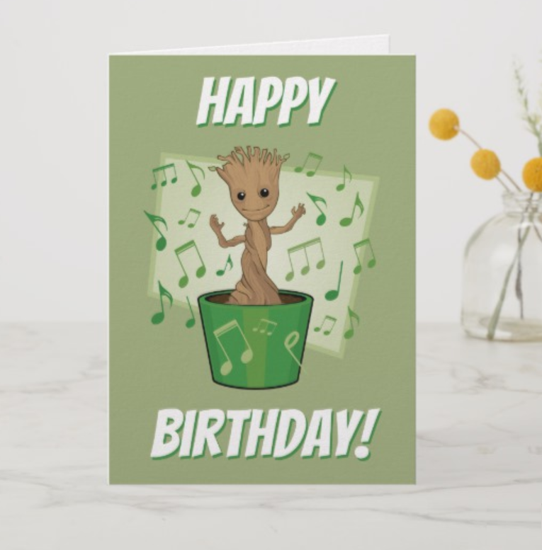 Kid's Party Blog Comics: Groot Greeting Cards
