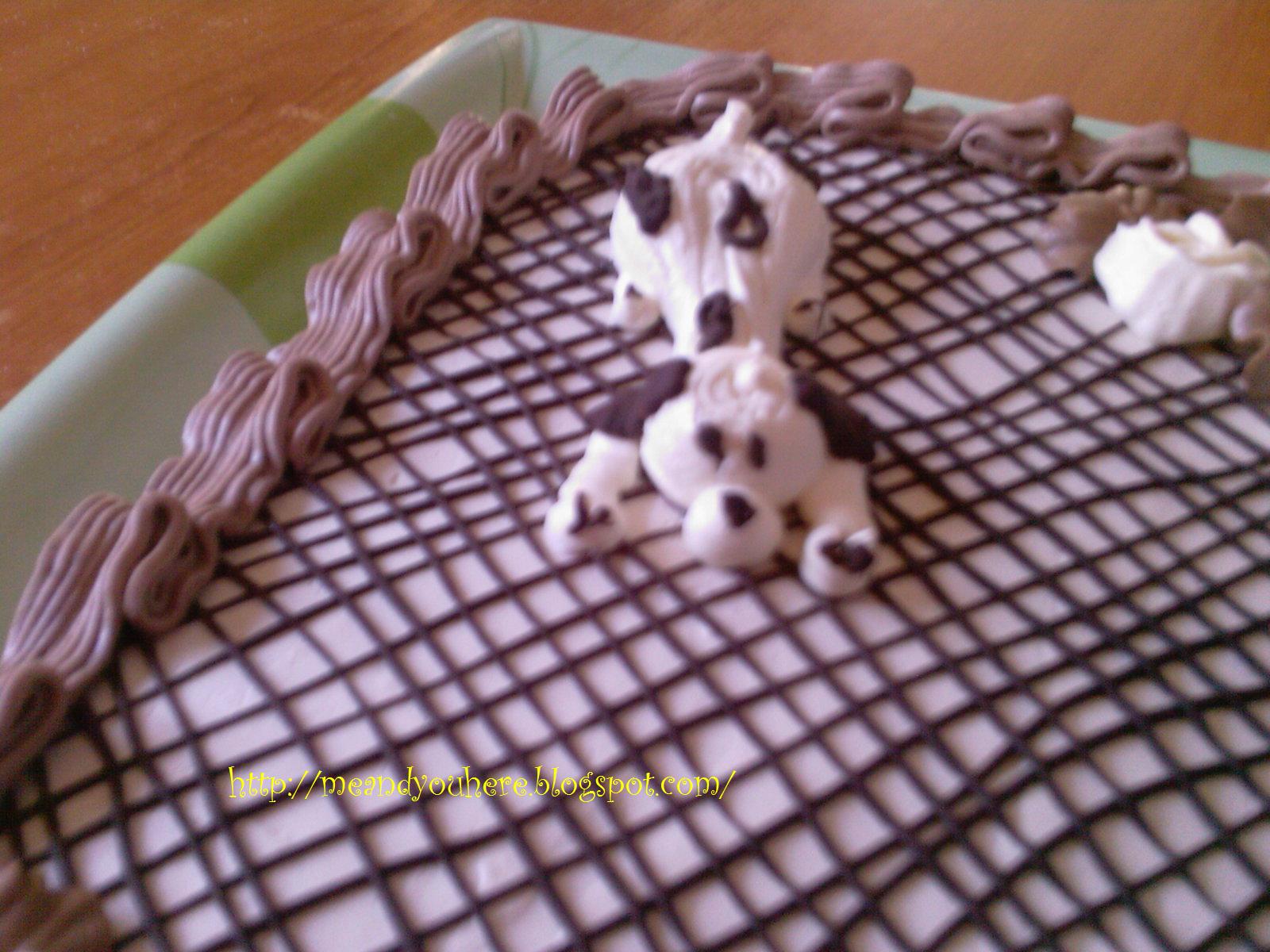 me and you here: TORT ORNAT CU CREMA CHANTILLY