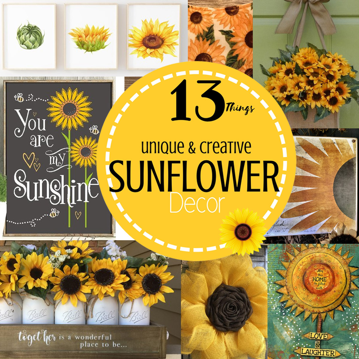 CreativeSteph13: Put a Little Sunshine in your life with Sunflowers ...