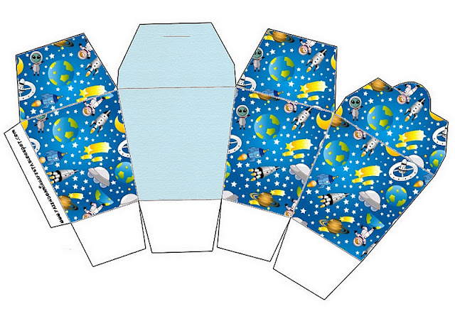 Space Party: Free Printable Boxes. - Oh My Fiesta! in english