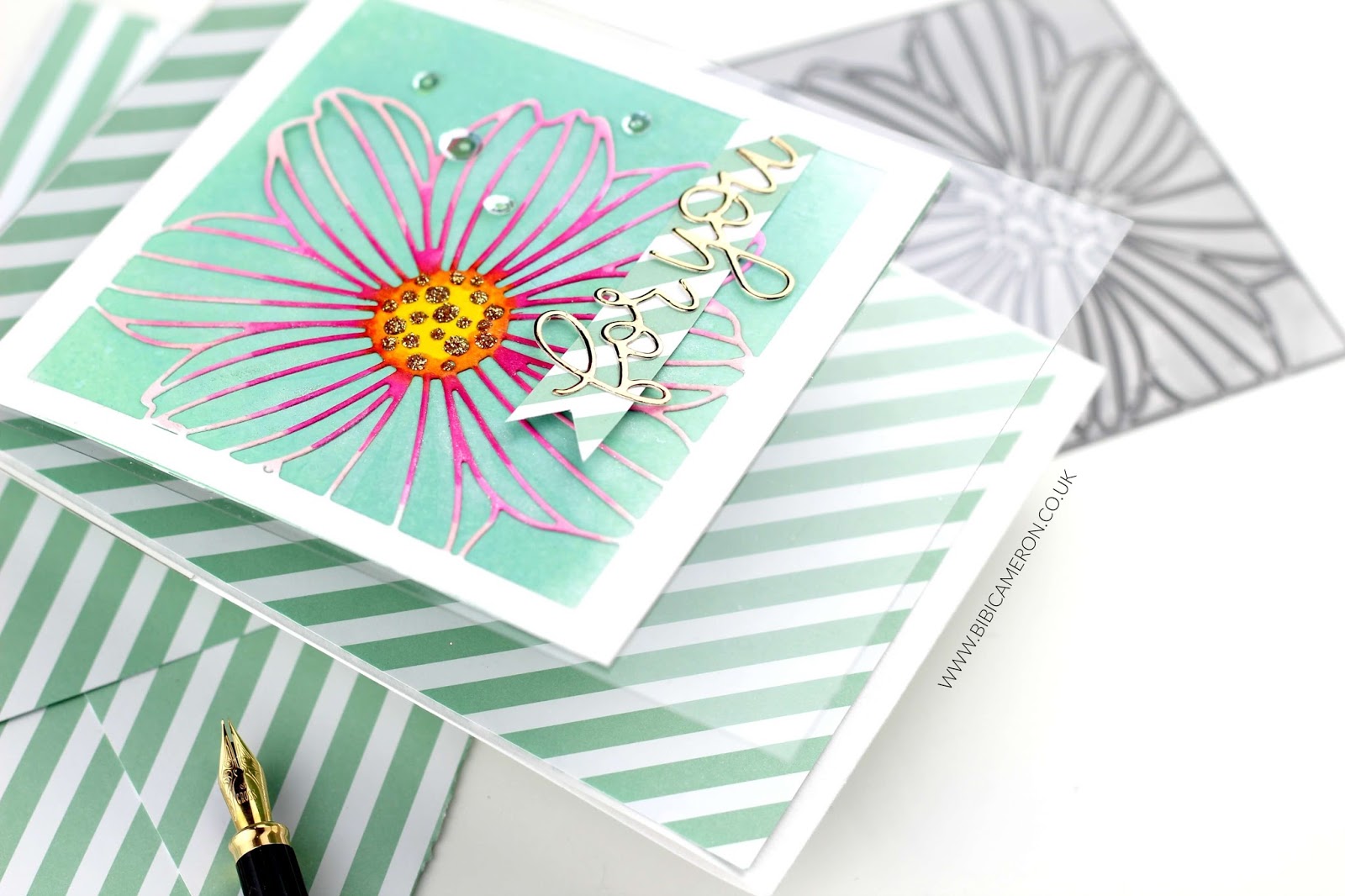 Positive and Negative Die cuts + transparencies |SSS Cosmo Flower Frame ...