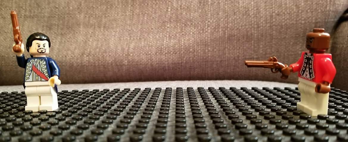 Art of Tony Miller: custom Lego Hamilton minifigures