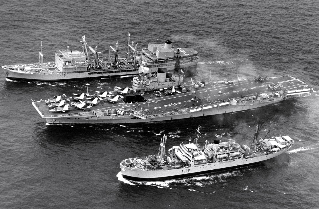 HMS Victorious (R38) tras ser reformado (1960)