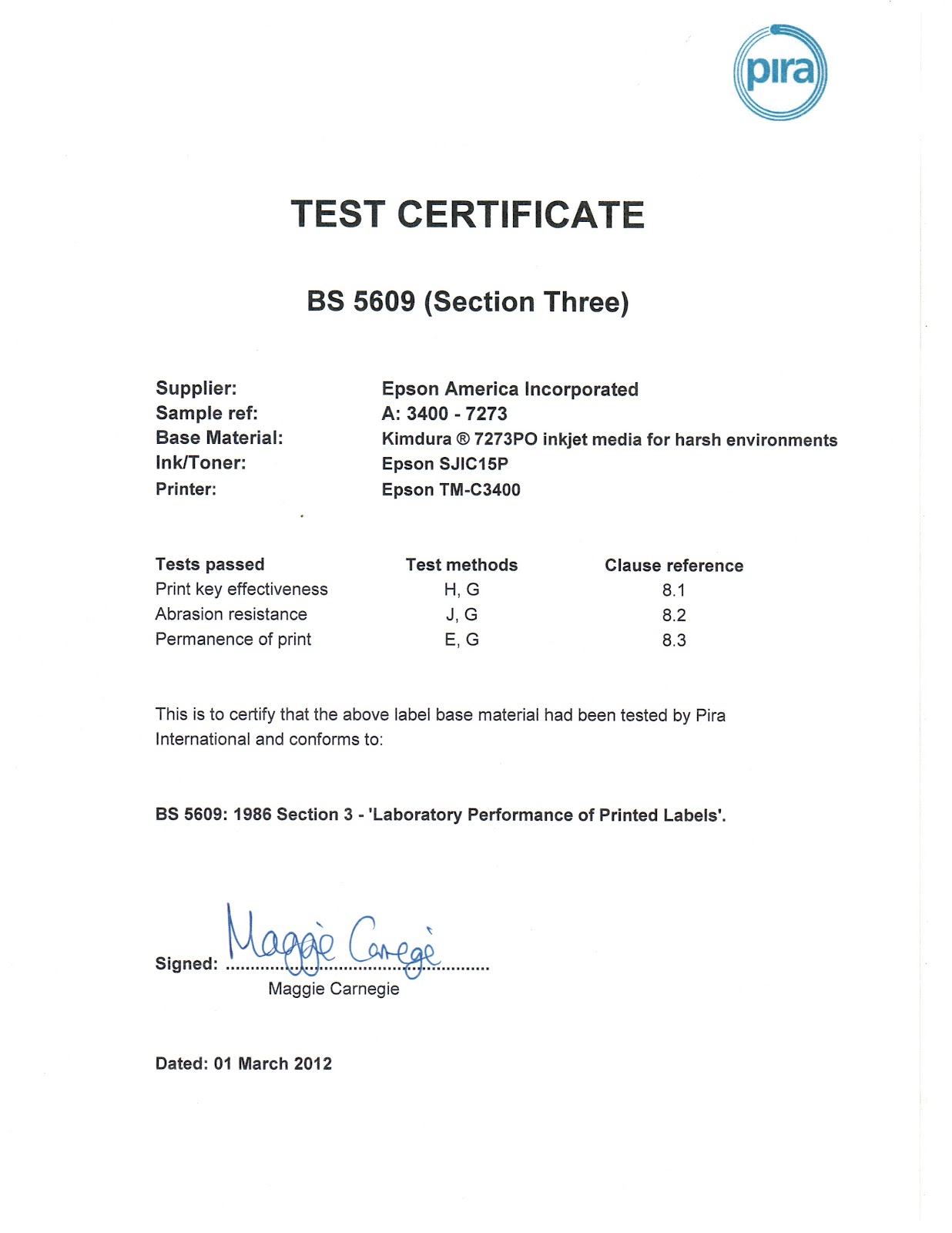 Color Labels On Demand: BS5609 Is No BS!