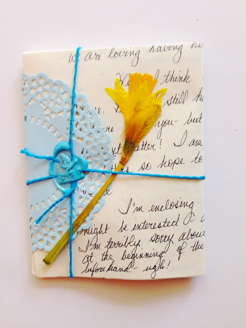 The Lost Art of Letter Writing...Revived!: The Pressed Flower Project