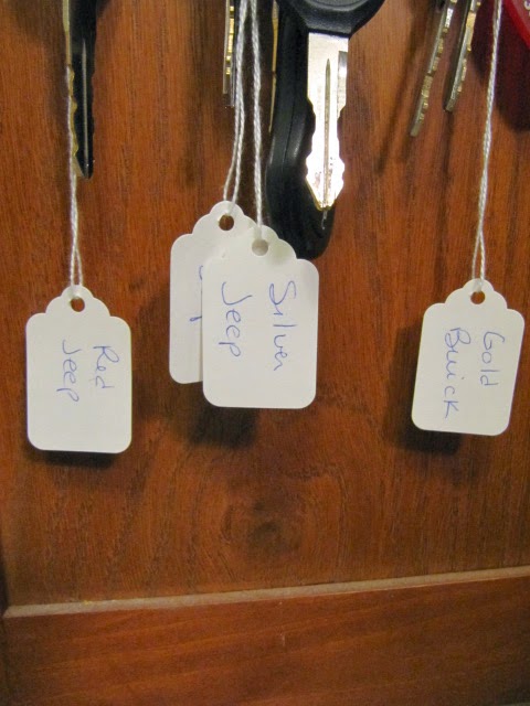 Sew Many Ways...: Car or Home Key Organization...