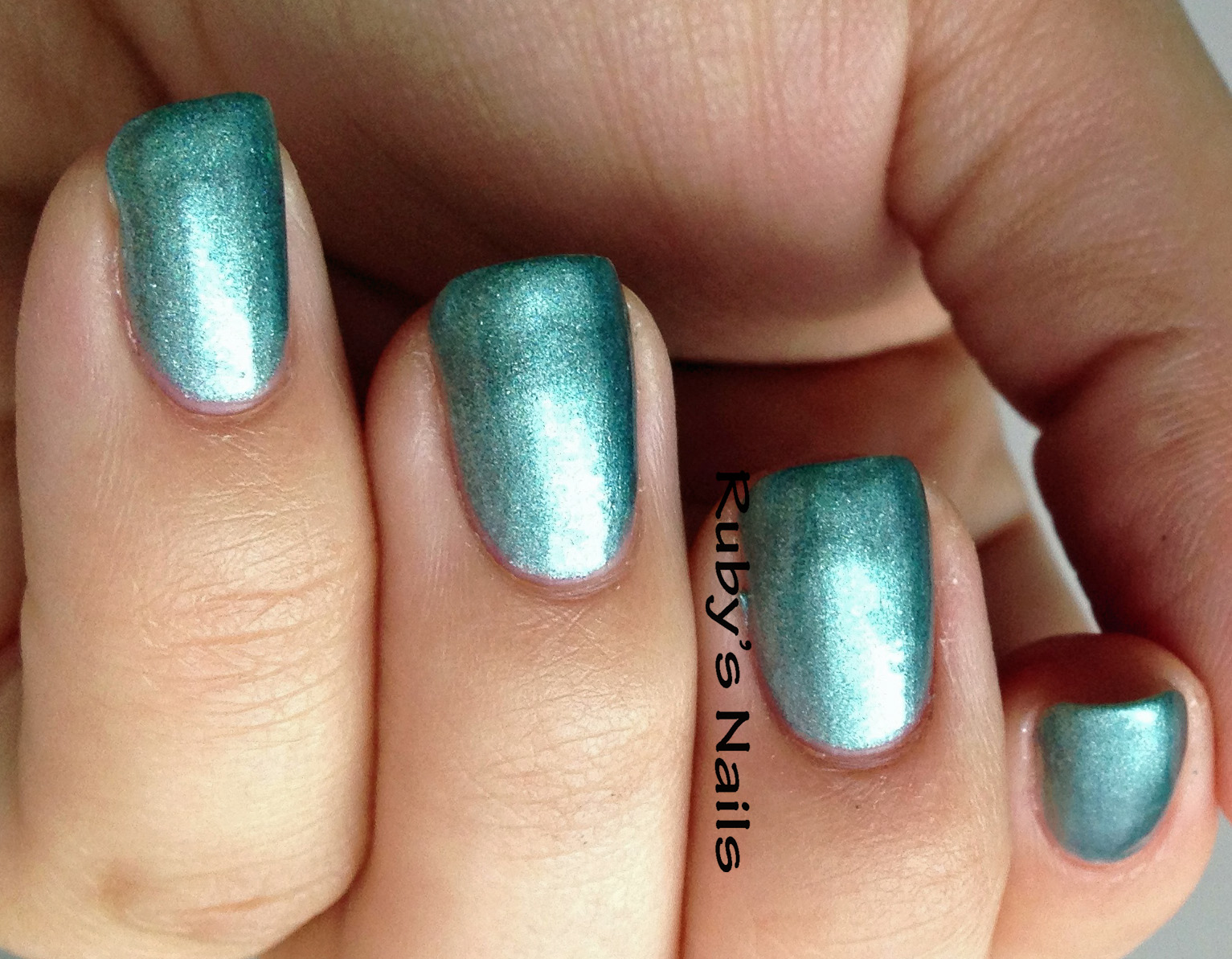 Ruby's Nails: Sassy Lacquer Blue Mist