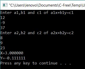 All C Programs: Program 300: Program to Display X and Y values of ...