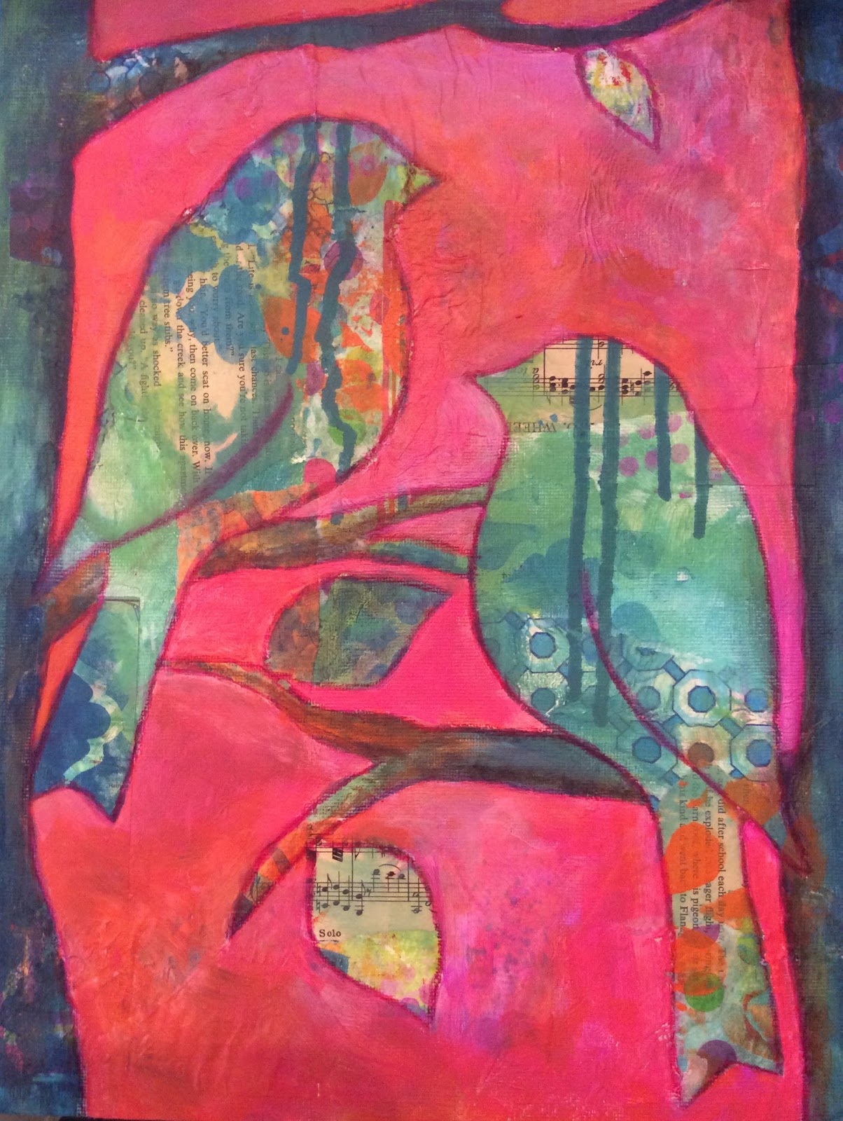 my artful nest: Painting in Reverse