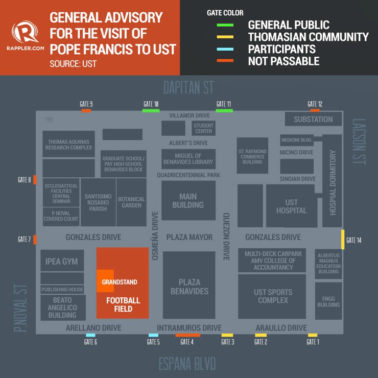 University of Santo Tomas: #USTPapalVisit Question: Thomasians without IDs