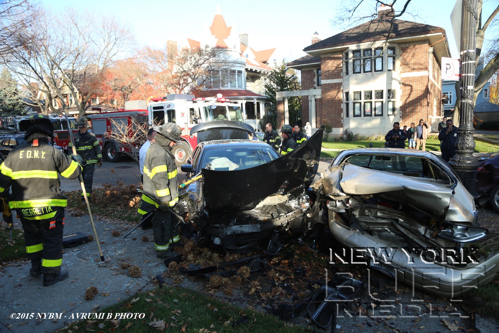 New York Buff Media: Multiple Vehicle Accident On Rugby Road In Brooklyn