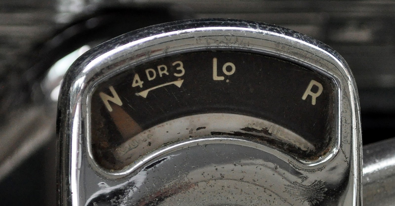 Just A Car Guy: transmission gear indicators or the 50's and 60's... a ...