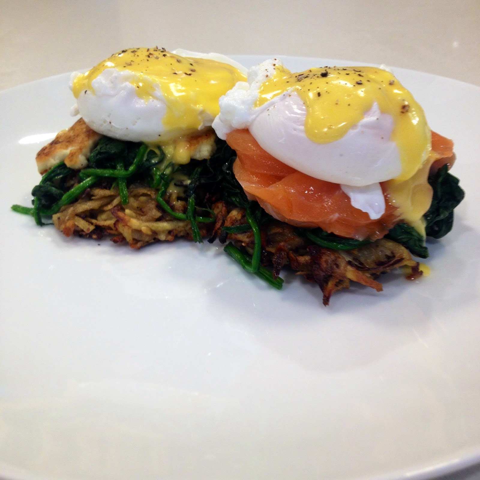 Spark My Pantry : Kumara Rosti, Poached Eggs, Salmon and Hollandaise