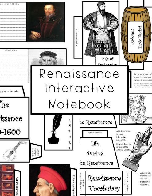 The Hermit Crabs Homeschool: Renaissance Interactive Notebook