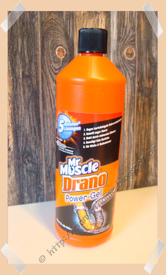 Cinny@Home: Rohrfrei mit Drano Power-Gel von Mr. Muscle