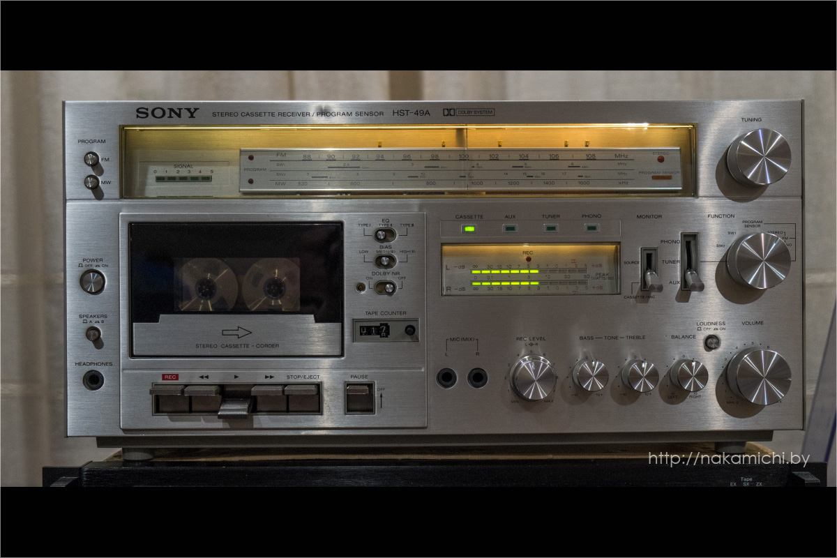 Vintage Audio: SONY Stereo Cassette Receiver HST-49A