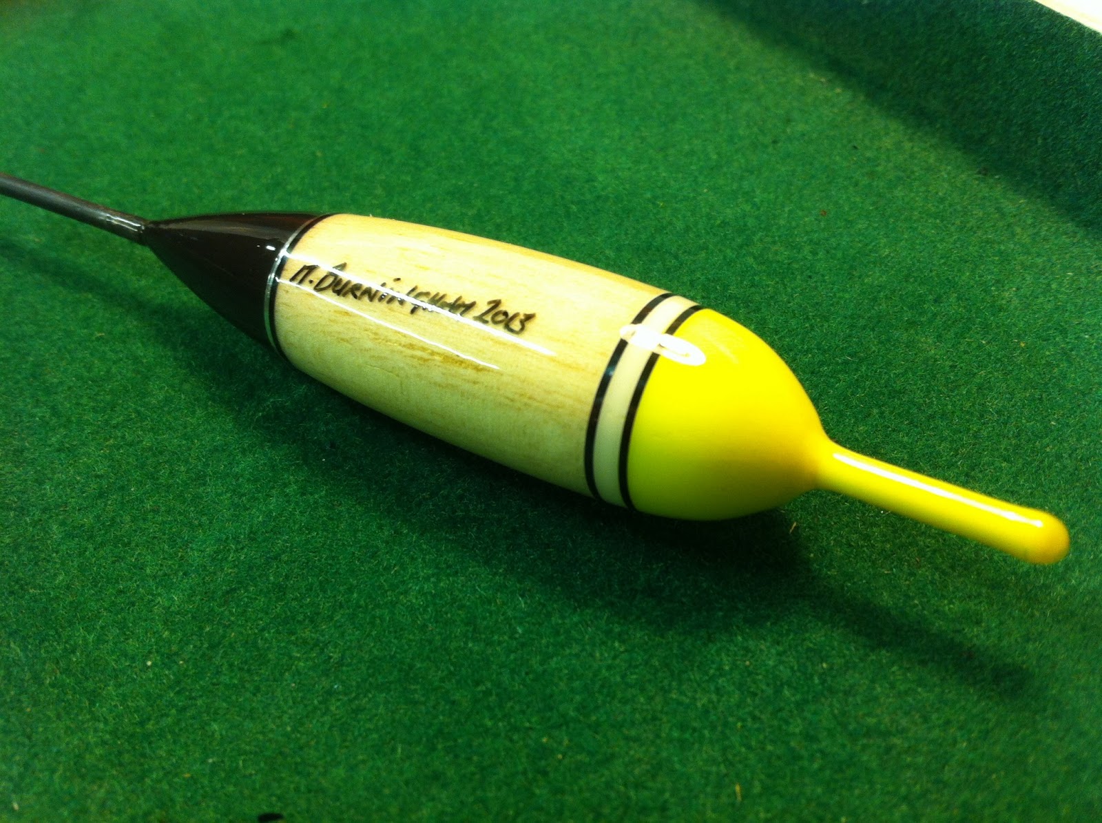 Handmade Fishing Floats by Mark Burningham.: Balsa chubber and inline ...