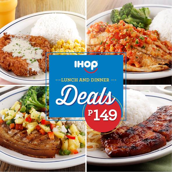 Manila Shopper: IHOP Lunch & Dinner Deals: Mar 2017