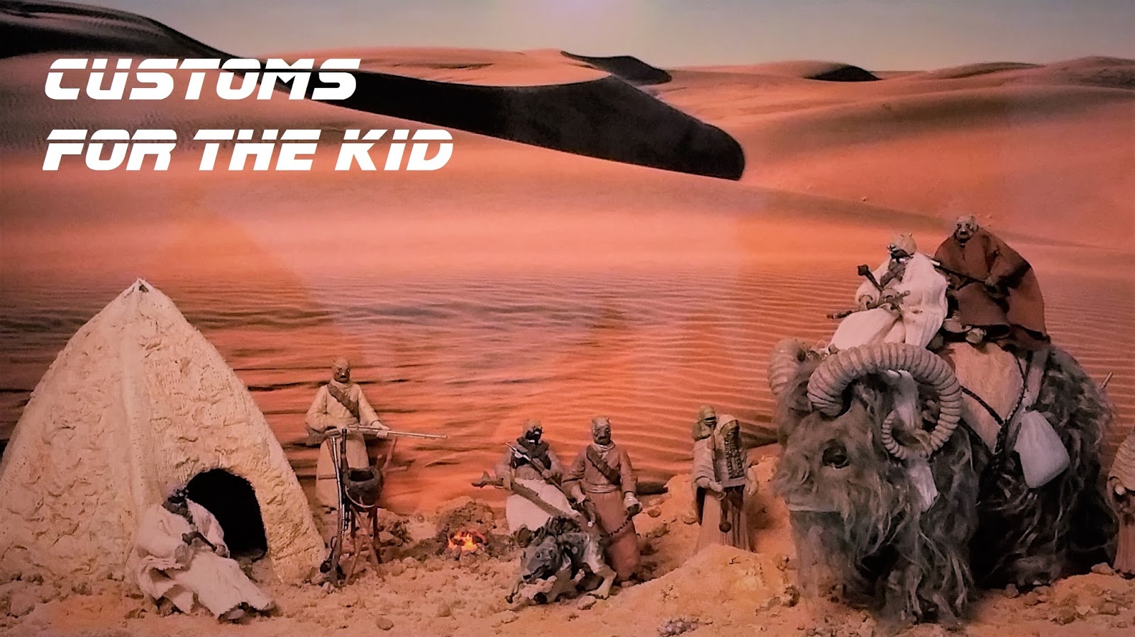 Star Wars: Customs for the Kid: "TUSKEN RAIDER CAMP DIORAMA TUTORIAL ...