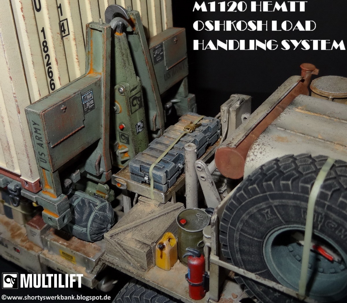 Shorty-Production: M1120 HEMTT OSHKOSH LOAD HANDLING SYSTEM TRUCK