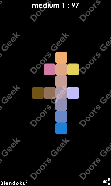 Blendoku 2 [Medium 1] Level 97 ~ Doors Geek