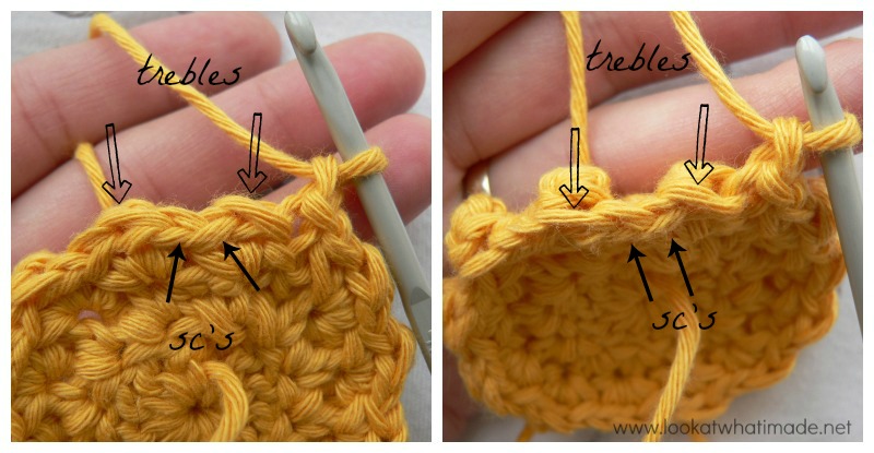 Tina's handicraft : Crocodile Flower Crochet Square Pattern