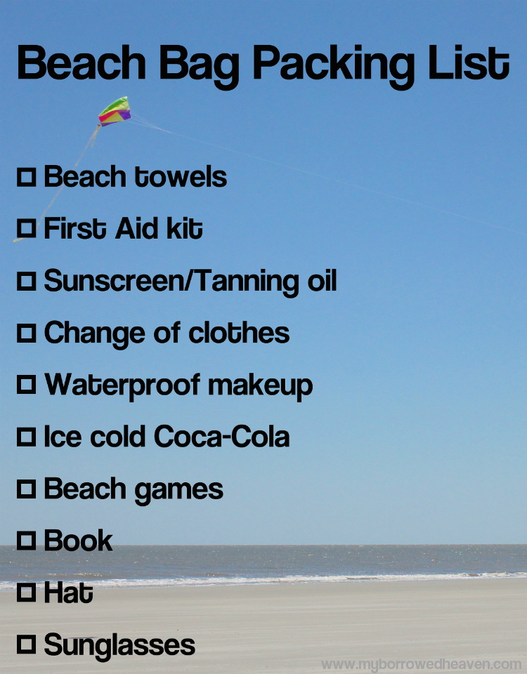 Beach Bag Essentials List