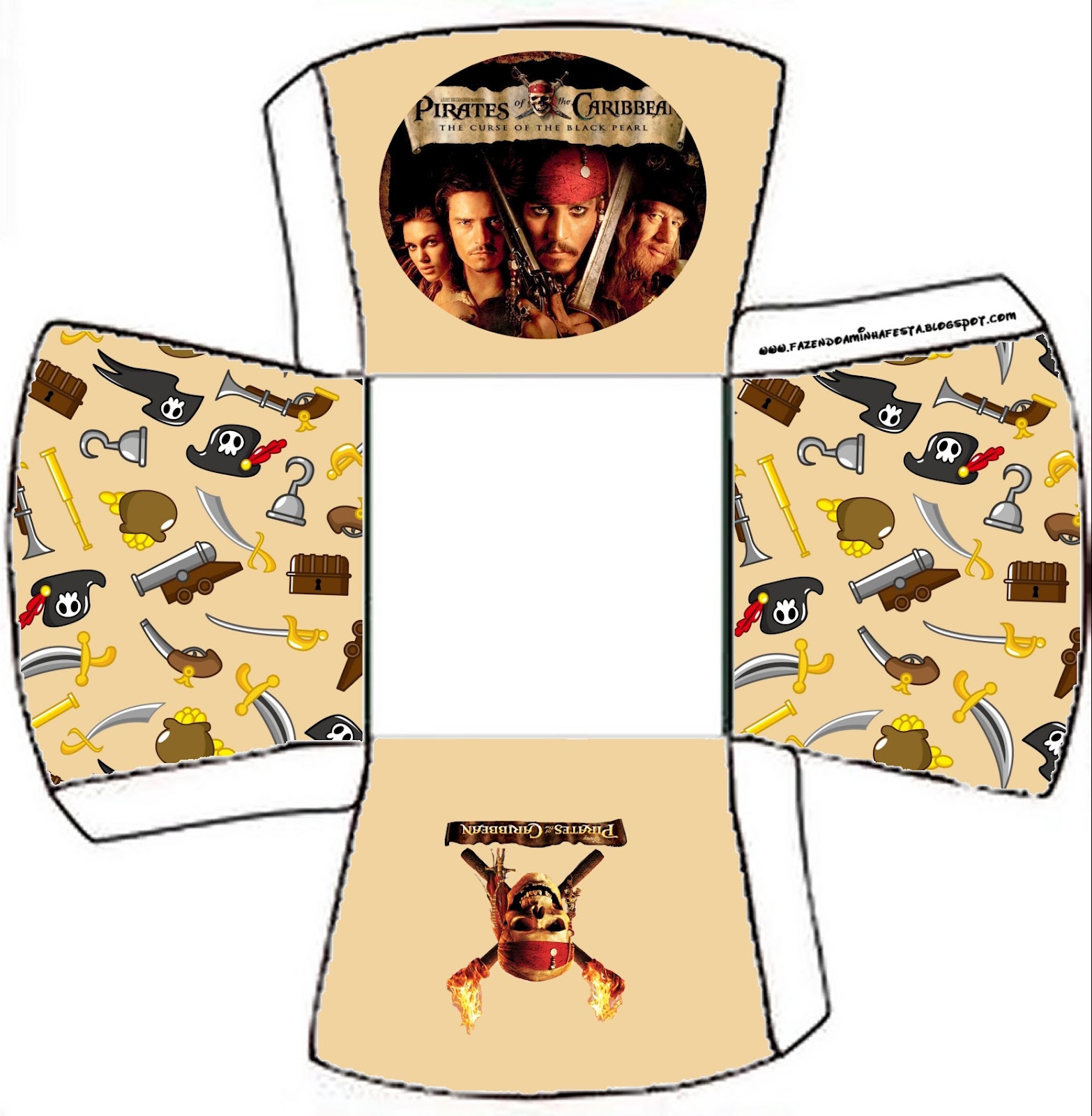 Pirates of the Caribbean: Free Printable Boxes. - Oh My Fiesta! in english