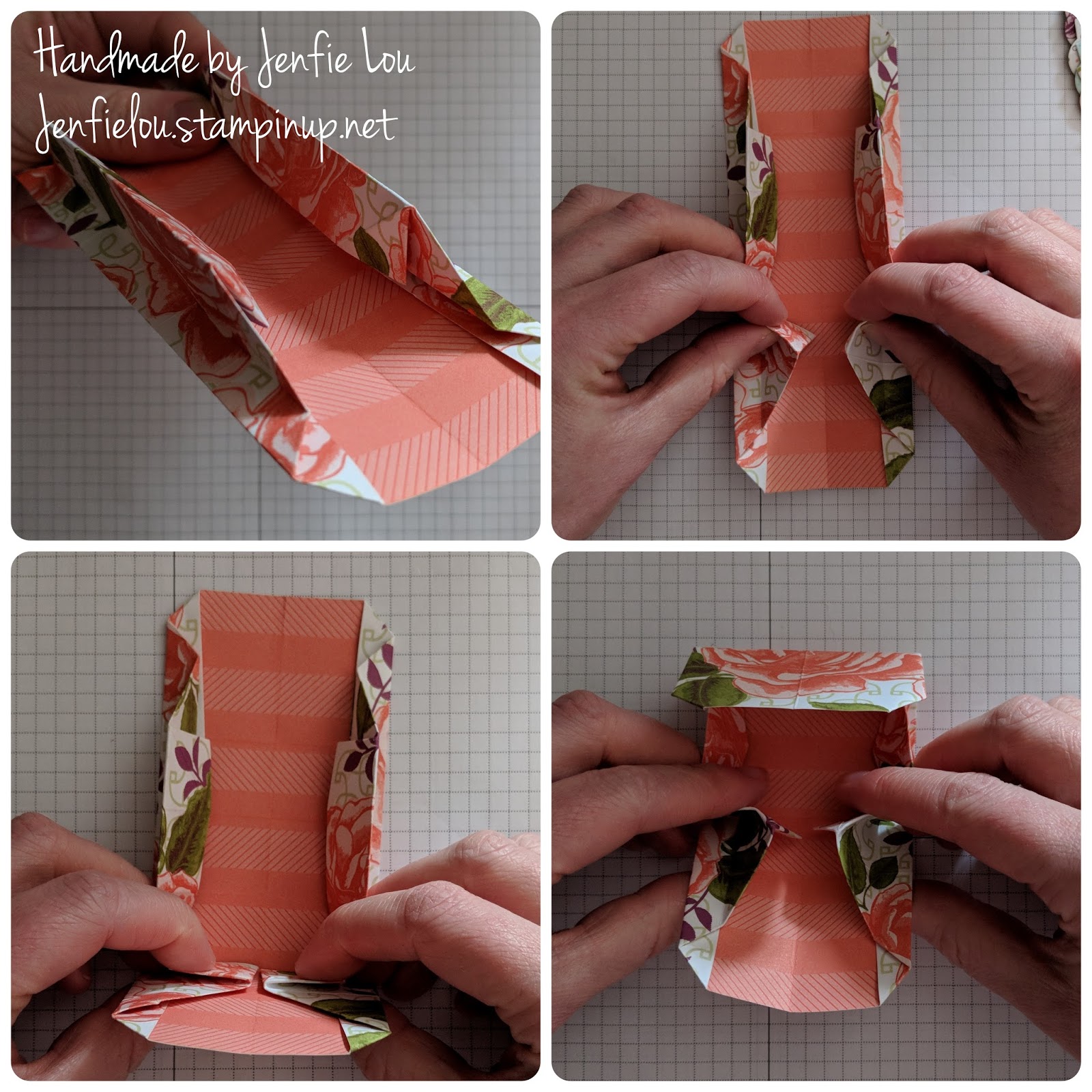 Handmade by Jenfie Lou: Mini Origami Treat Box Tutorial plus GIVEAWAY!