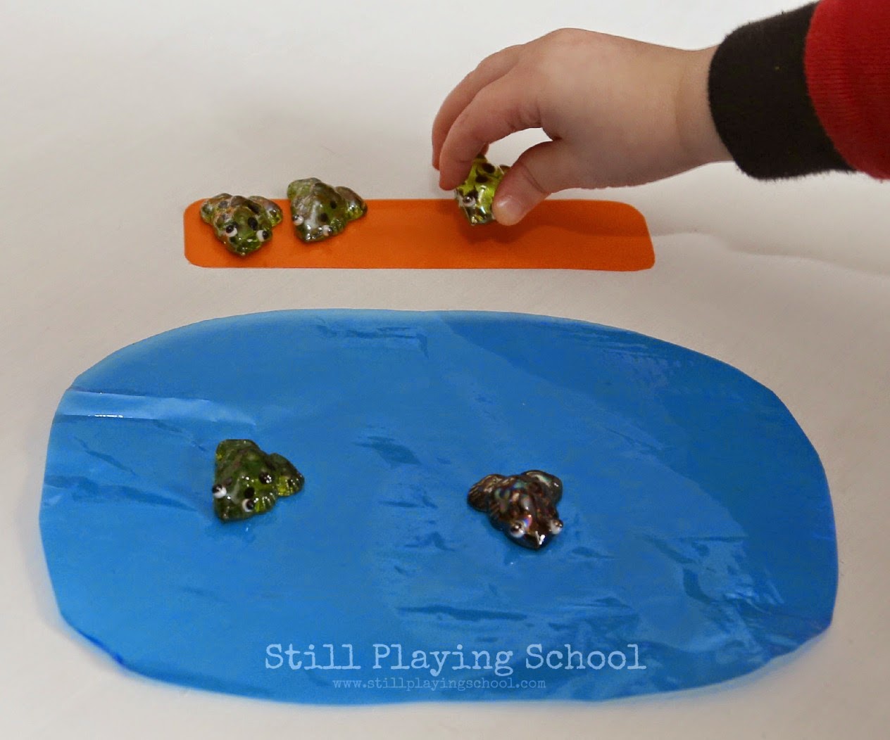 Five Green and Speckled Frogs Game | Still Playing School