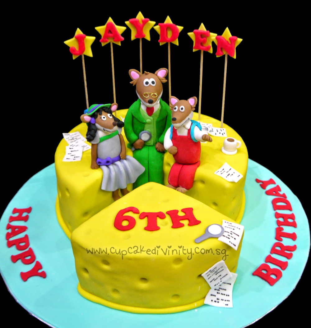 Cupcake Divinity: Jayden's Geronimo Stilton theme cake