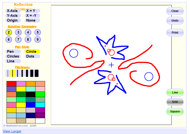 The Map is Not the Territory: Symmetry Artist: Exploring Attributes ...