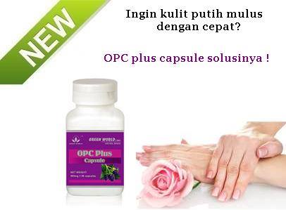 OPC Plus Capsule : Suplemen Pemutih Kulit Seluruh Badan Permanen
