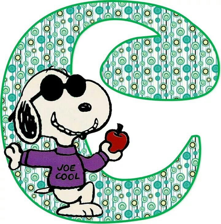 Divertido Abecedario de Snoopy y los Peanuts. - Oh my Alfabetos!