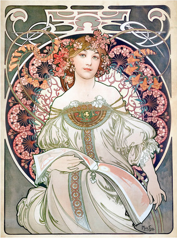 kART à voir: n°262 Rêverie (1897)Alfons Mucha