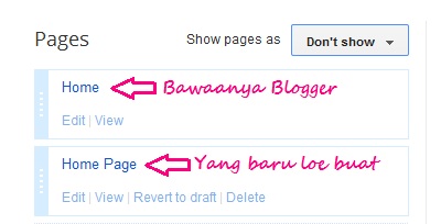 √ Membuat Halaman Utama Blog